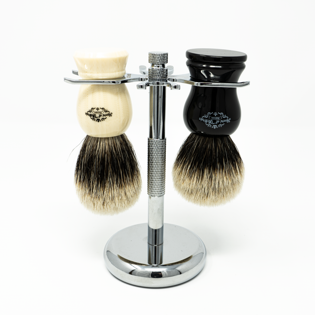 SS1601 Yaqi Chrome Shaving Stand 4 prongs for 24mm 26mm 28mm Shaving B